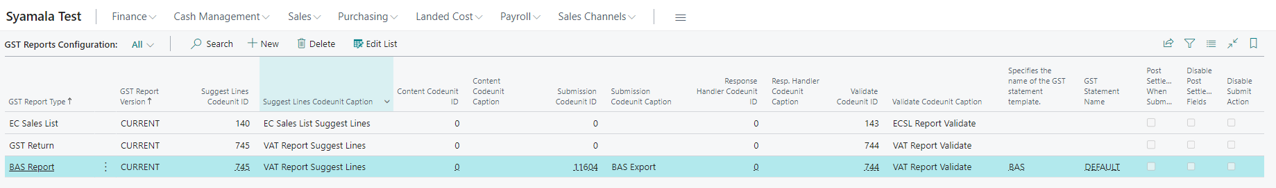 Prepare your BAS statements